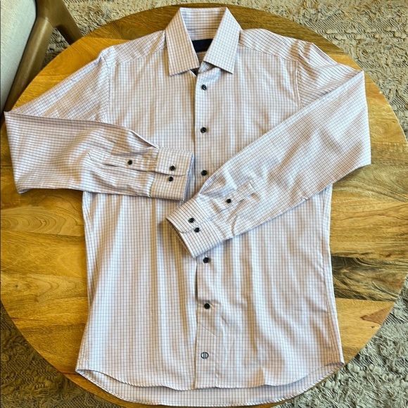 David Donahue | Shirts | Mens Checkered Dress Shirt | Poshmark